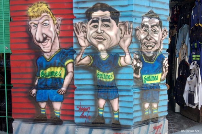 Boca Juniors street art in La Boca Buenos Aires | BA Street Art