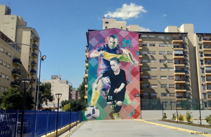 Boca Juniors street art in La Boca Buenos Aires | BA Street Art