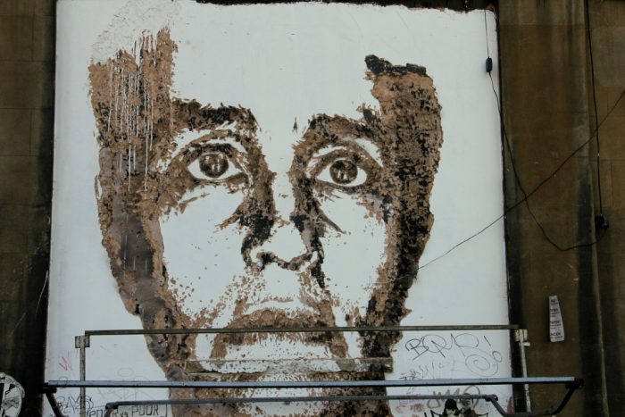 Vhils street art in London | Buenos Aires Street Art