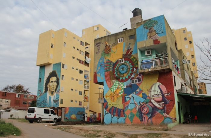 The Fuerte Apache mural in Buenos Aires that has immortalized Carlos ...