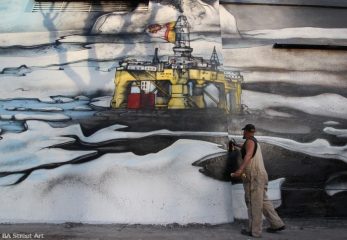 Greenpeace Arctic mural in Buenos Aires | BA Street Art