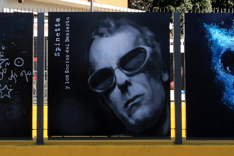 Street art tribute to Spinetta in Buenos Aires