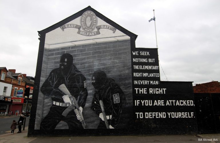 Belfast political murals and propaganda relating to the Northern ...