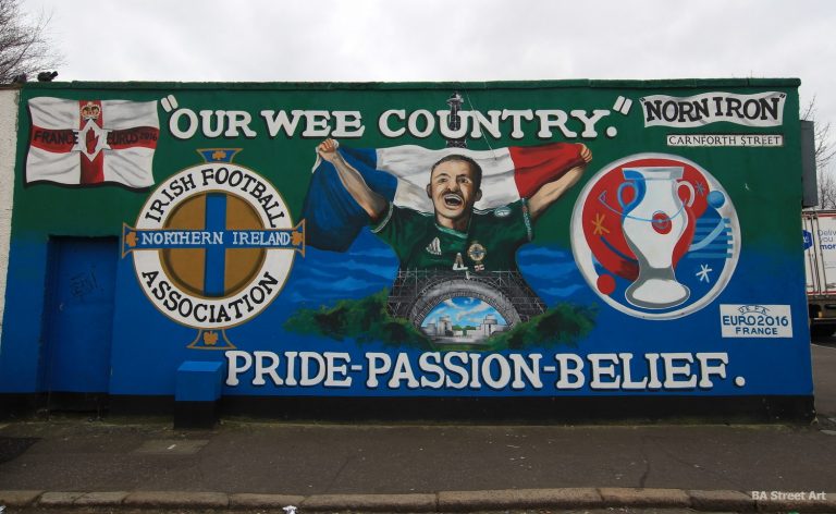 Belfast political murals and propaganda relating to the Northern ...