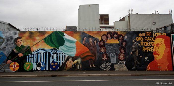 Belfast political murals and propaganda relating to the Northern ...
