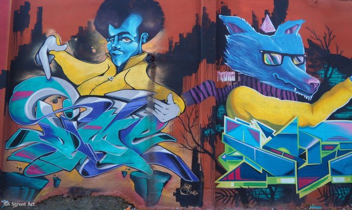 Valencia graffiti and street art - murals in El Cabanyal | BA Street Art