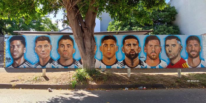 Argentina World Cup mural painted in Buenos Aires | BA Street Art