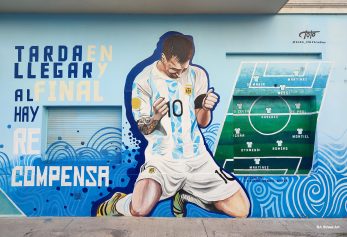 Messi murals in Buenos Aires painted by different street artists | BA ...