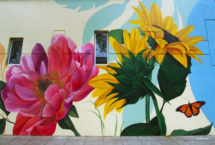 Juli Bussot new mural in Caballito, Buenos Aires | BA Street Art
