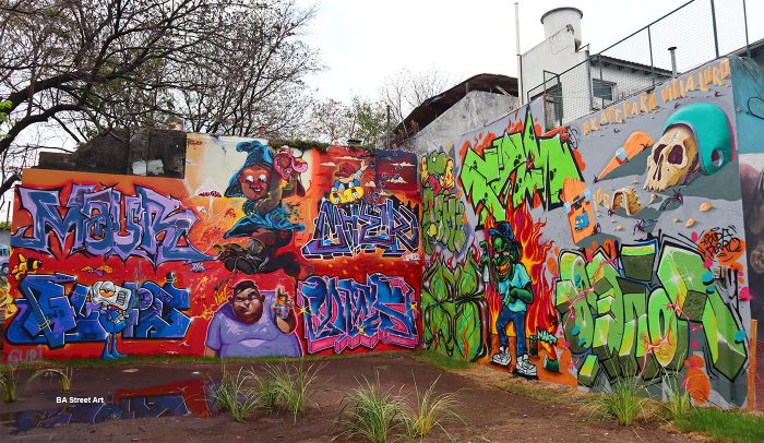 Graffiti artists paint skatepark in Buenos Aires | BA Street Art