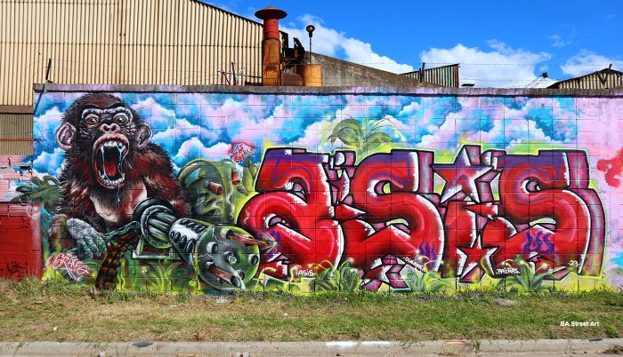 Graffiti & street artists paint at Las Sierras Graff | BA Street Art