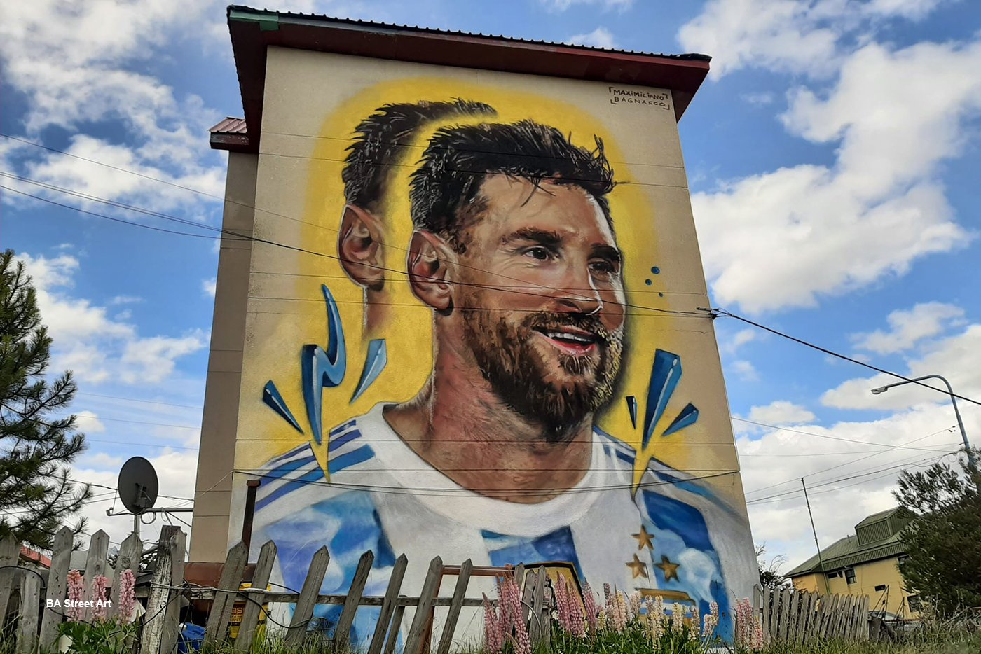 Messi murals in Buenos Aires painted by different street artists | BA ...