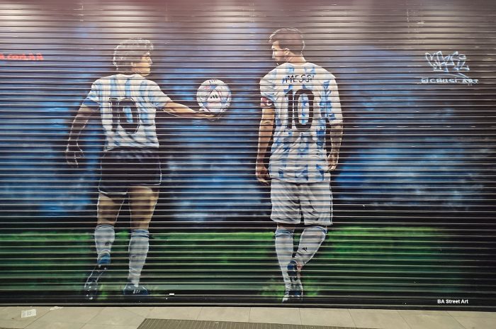 Messi murals in Buenos Aires painted by different street artists | BA ...