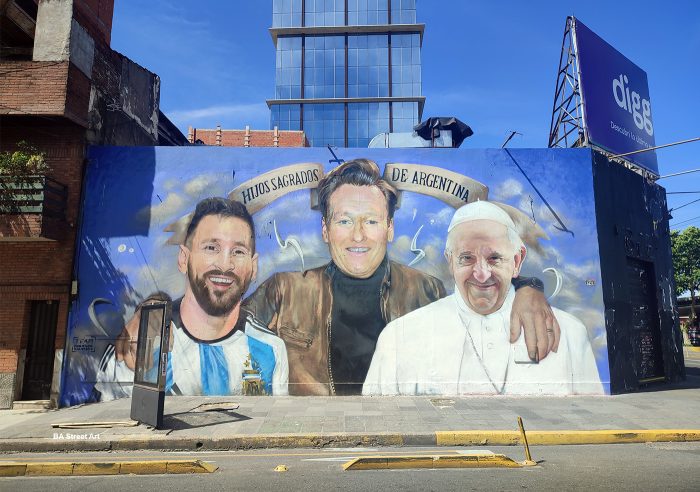 Messi murals in Buenos Aires painted by different street artists | BA ...