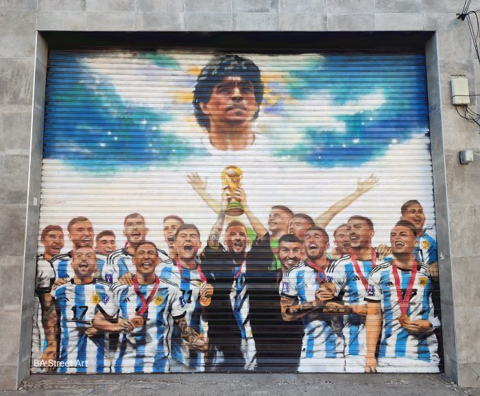 Messi murals in Buenos Aires painted by different street artists | BA ...