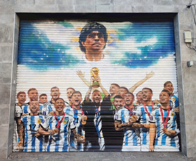Messi murals in Buenos Aires painted by different street artists | BA ...