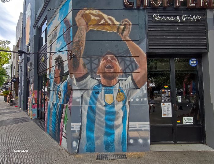 Messi murals in Buenos Aires painted by different street artists | BA ...