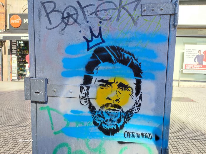 Messi murals in Buenos Aires painted by different street artists | BA ...