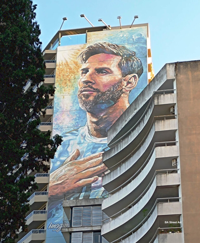 Messi murals in Buenos Aires painted by different street artists | BA ...