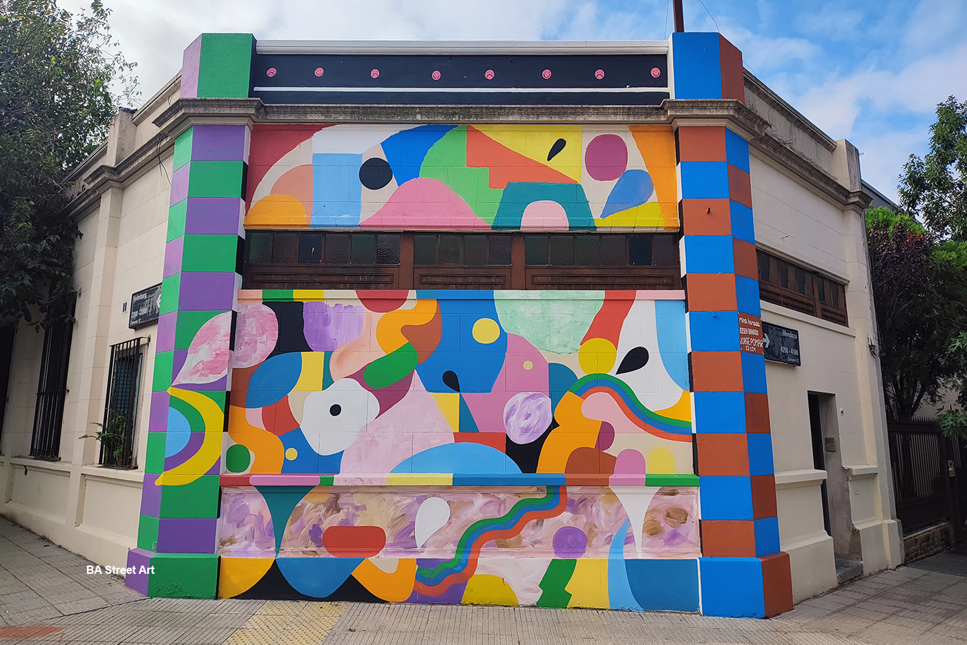 Zosen Bandido, Mina Hamada & Jorge Pomar mural in Buenos Aires | BA Street Art