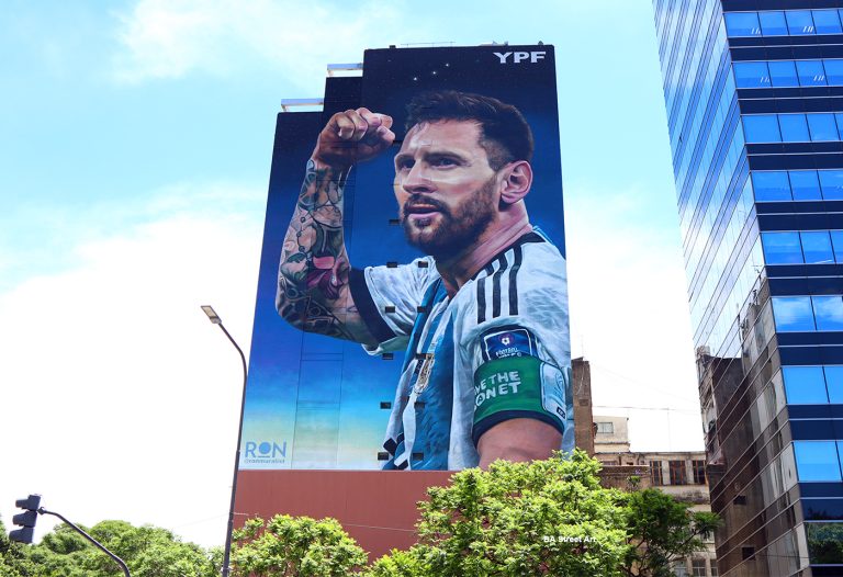 Messi murals in Buenos Aires painted by different street artists | BA ...